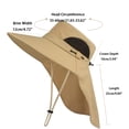 BByeadc Men's Sun Hat Outdoor Bucket Hat Stylish Sun Hat UV Protection ...