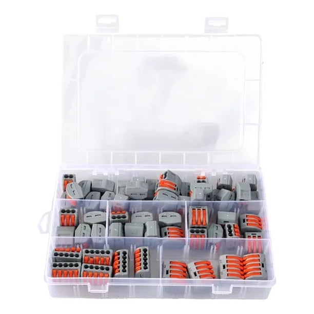 Wago 221 Lever-Nuts 36Pc Compact Splicing Wire Connector Assortment ...