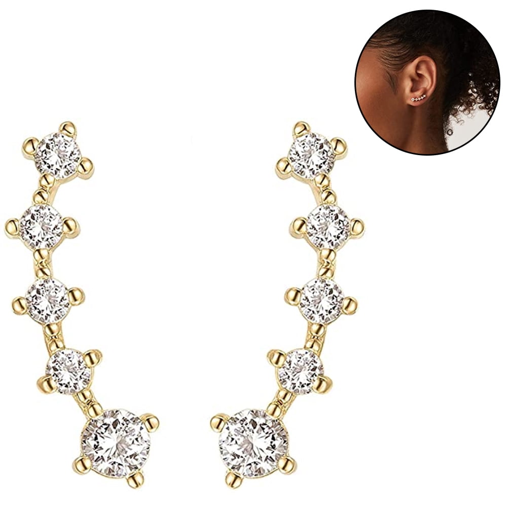 Click here for Mgfed 1 Pair Earrings With 14k Gold Plated Sterlin... prices