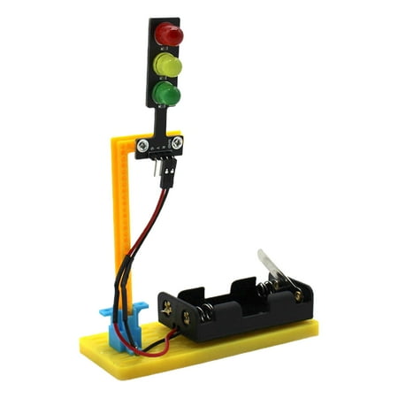 Mini Traffic Lights Assembly Educational Toy Circuit Principle Physics ...