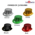 Dress Up America Shiny Top Hats for Adults - Tuxedo Magician Hat - One ...