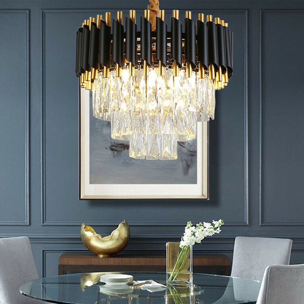 Crystal Chandelier Dining Room Ceiling Lighting Modern Luxury Pendant ...
