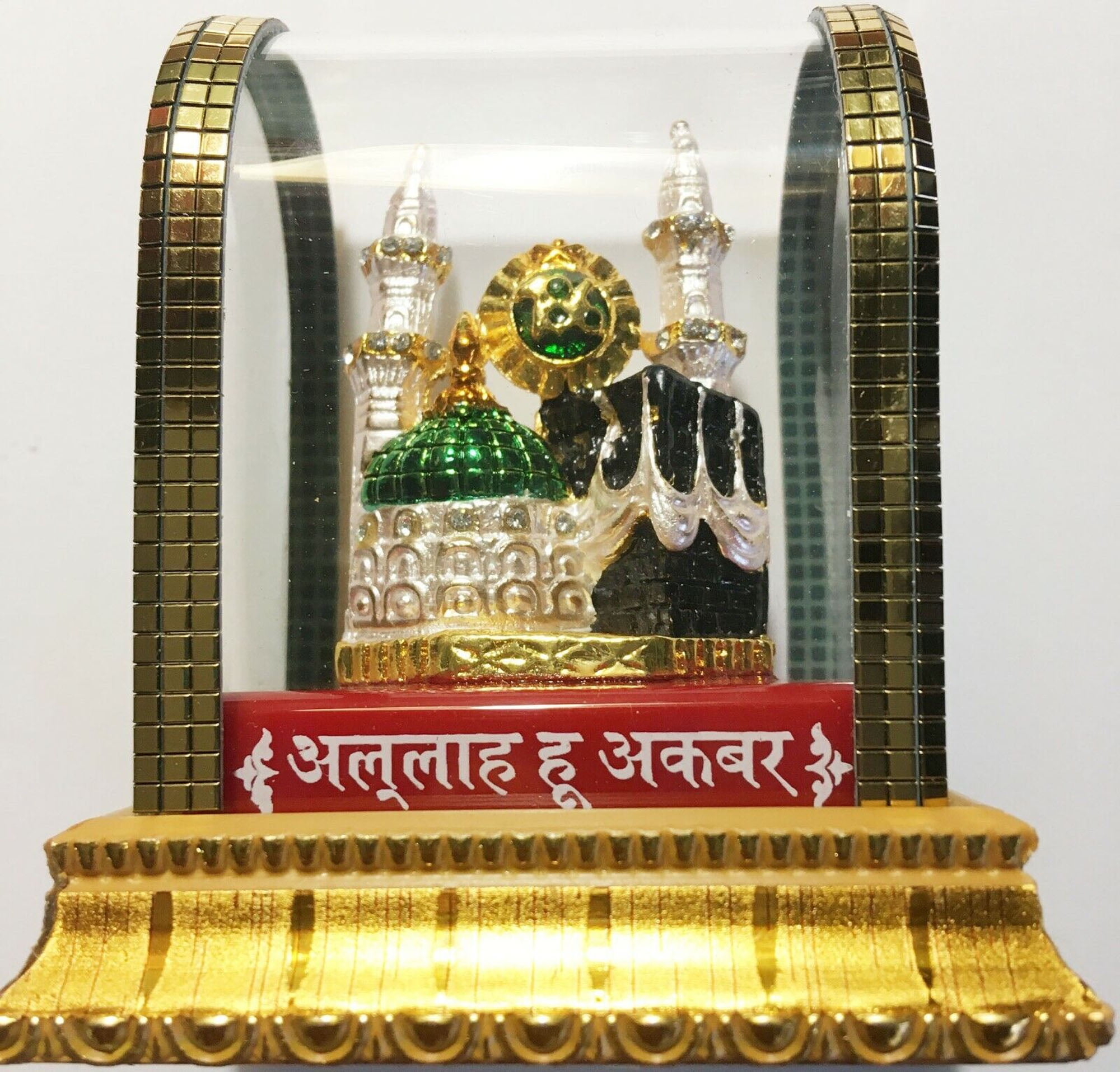 Islamic Religious Symbol Allah Idol In Acrylic Box Statue H-3 ...