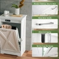 Betterhood TOLEAD Tilt Out Trash Can Cabinet, Hidden Trash Bin with ...
