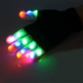 Flashlight Gloves, Finger Gloving Light Gloves, 7 Colors LED Rave ...