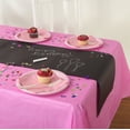 Way to Celebrate! Black Chalkboard Table Runner with Chalk, 9ft ...