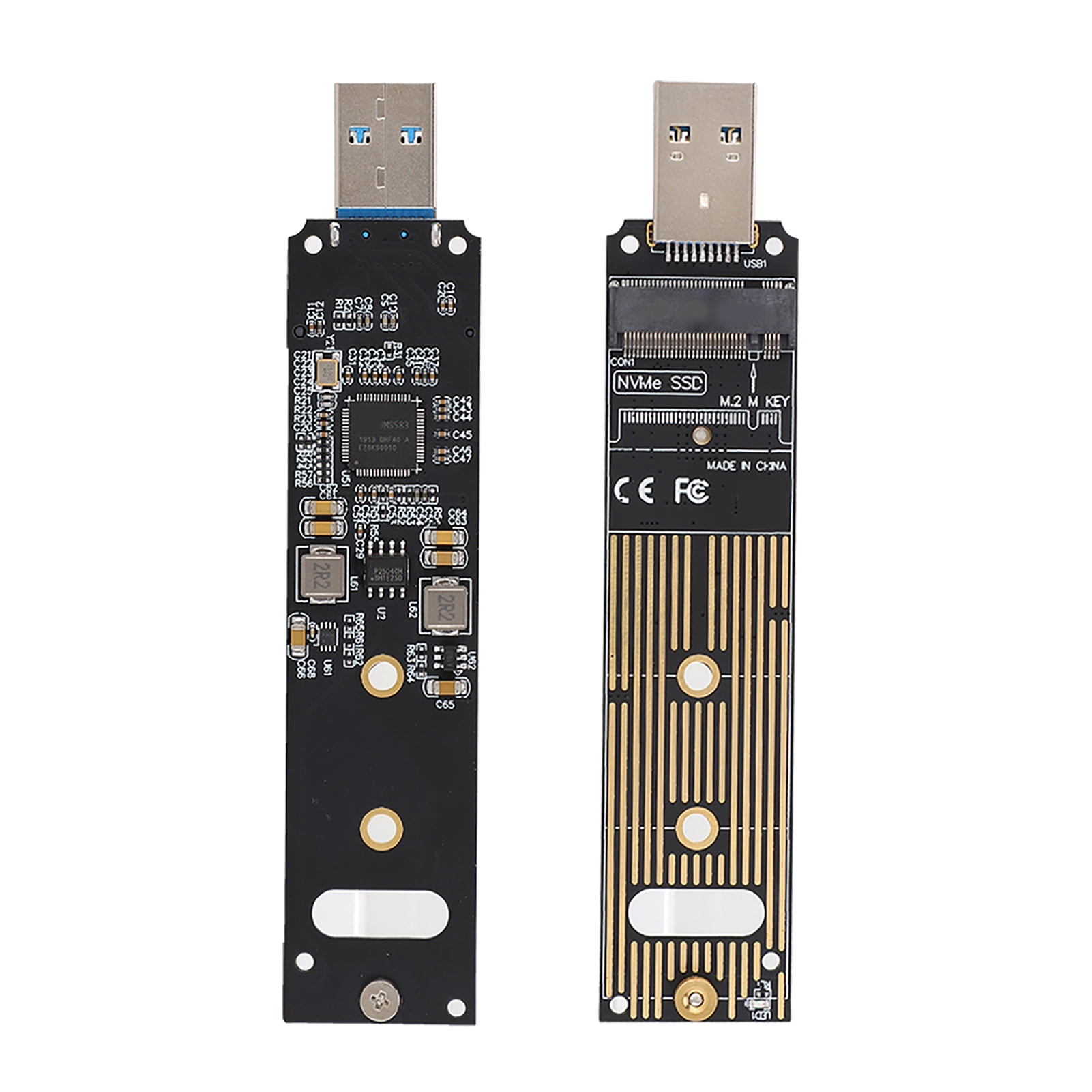 Ccdes Adaptador M.2 a USB, Placa adaptadora M.2 NVME SSD a USB, Placa ...