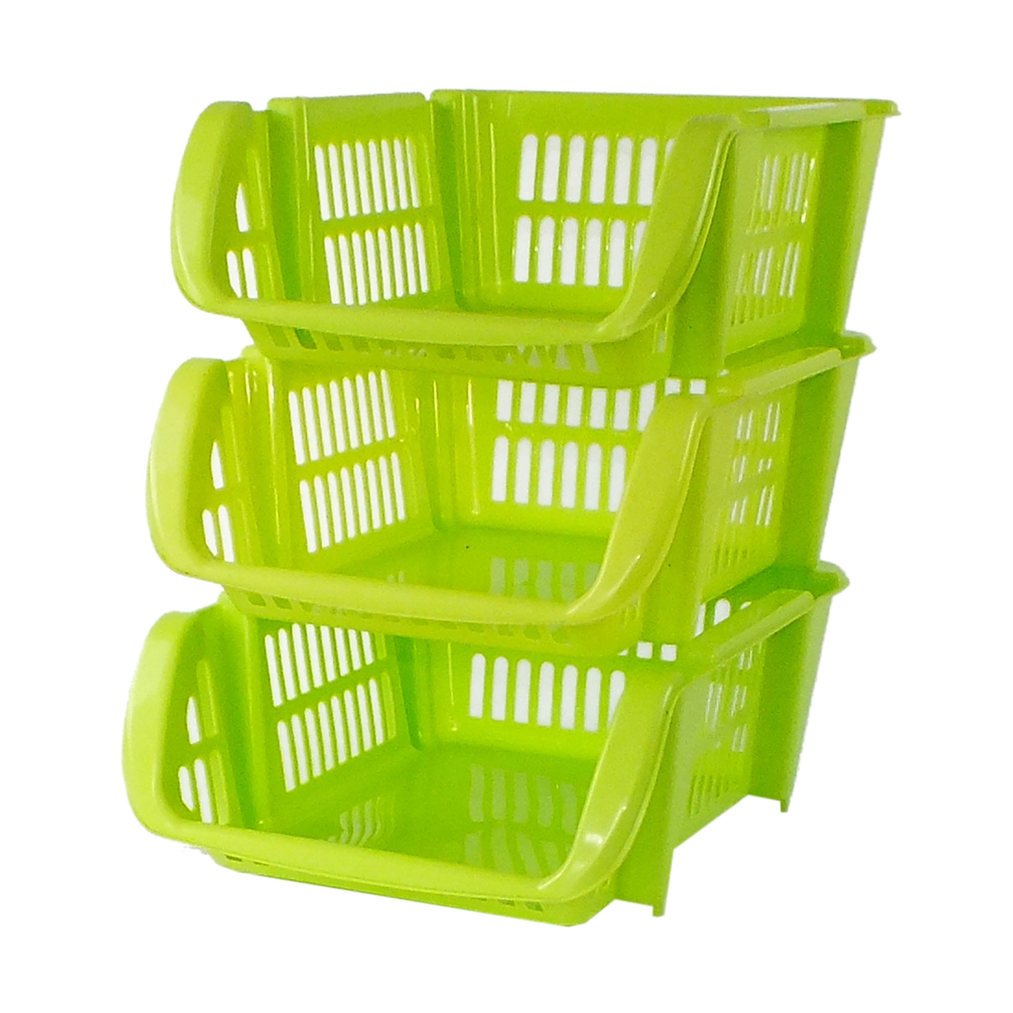 3 Racks Apilables de Plastico Verde FoodKeepers FK-Multi | Walmart en línea