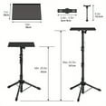 Projector Stand Tripod, Laptop Tripod Stand Height Adjustable with ...