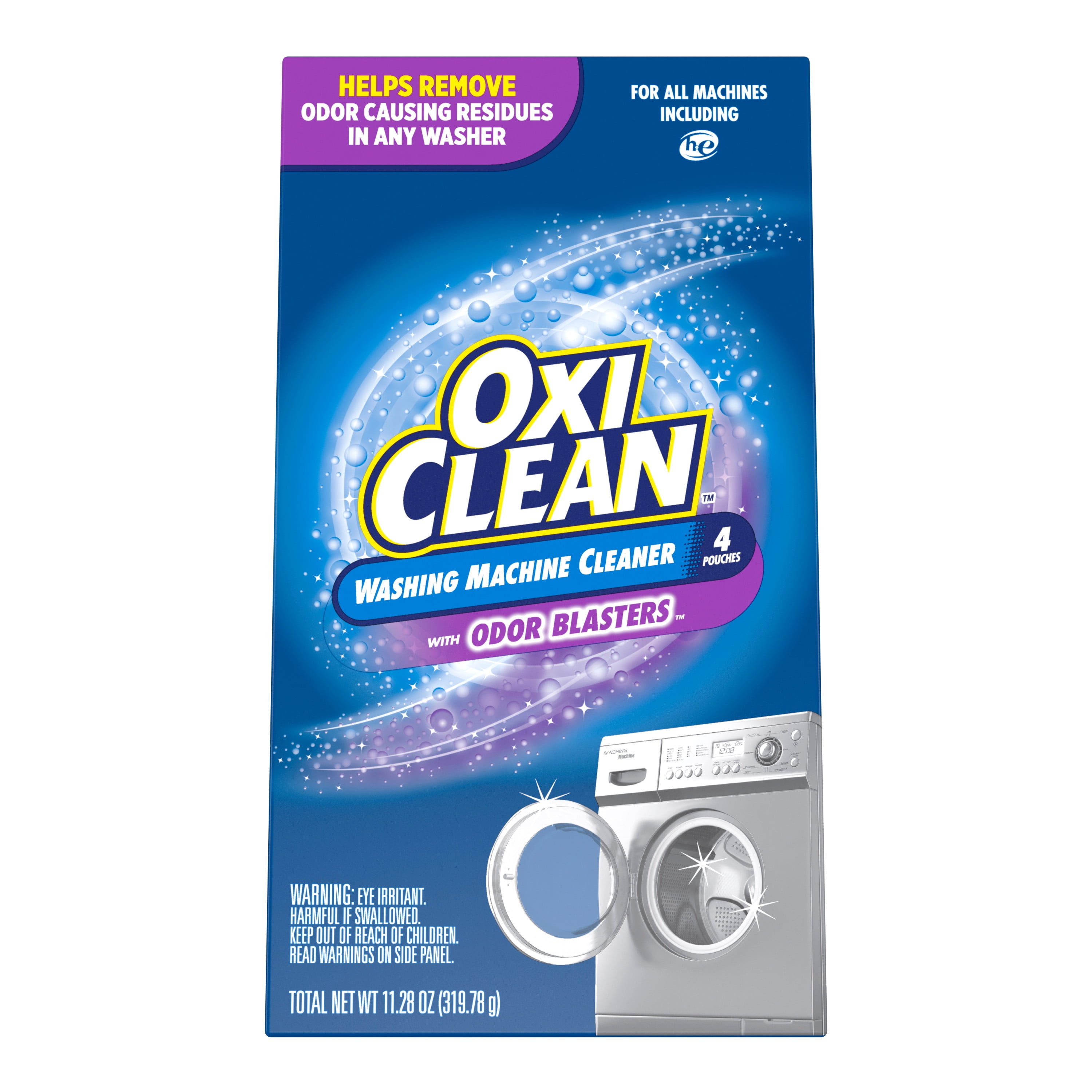OxiClean Washing Machine Cleaner with Odor Blasters, 4 Count - Walmart.com