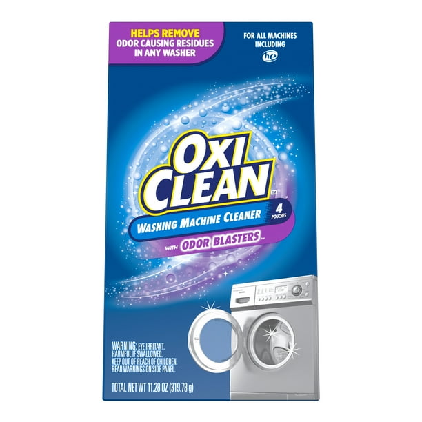 OxiClean Washing Machine Cleaner with Odor Blasters, 4 Count - Walmart.com