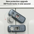 UUDIMEE Fridge Lock, 2pcs Childproof Refrigerator and Freezer Locks ...