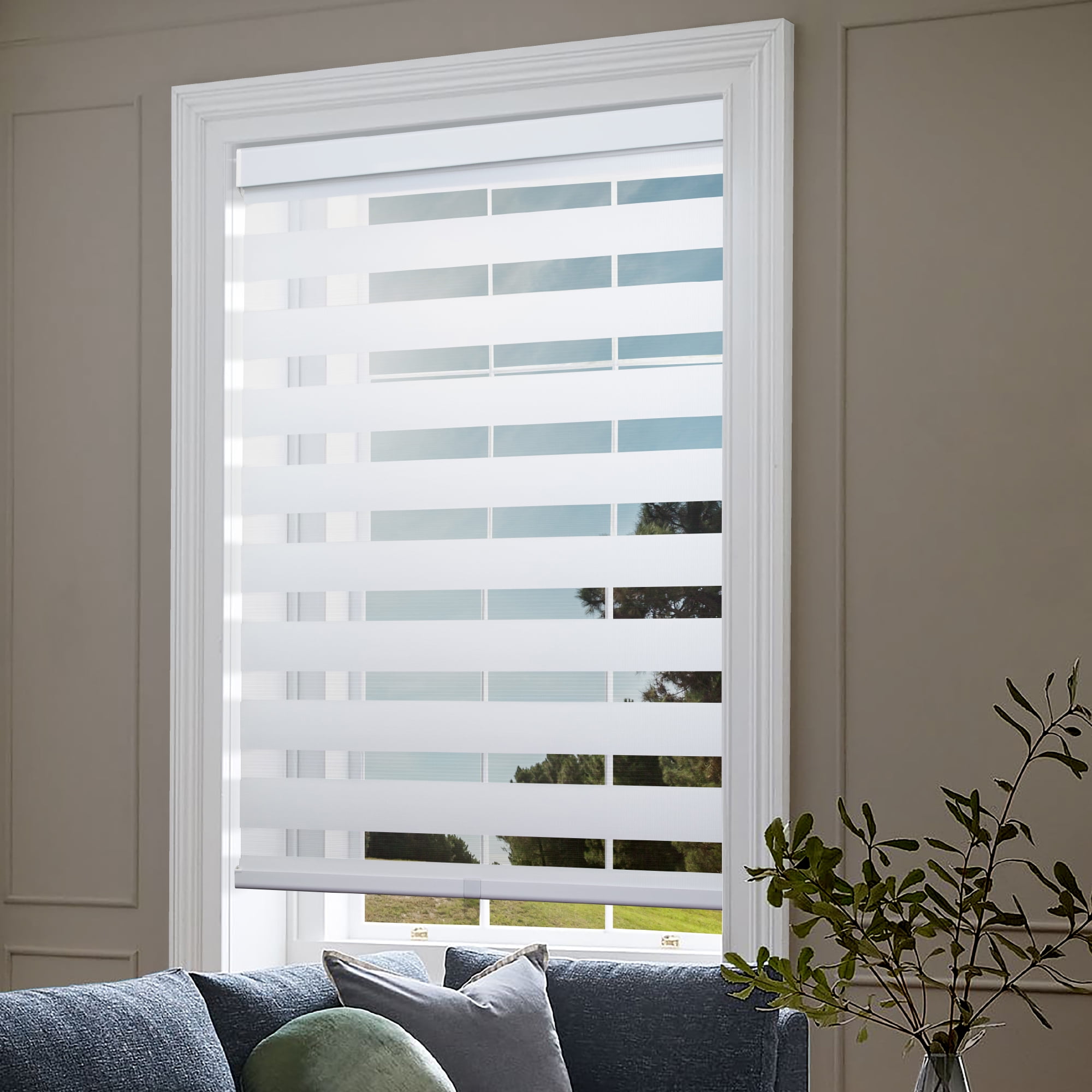 Click here for Biltek Zebra Cordless Window Blinds  Dual Layered... prices