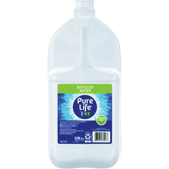 BlueTriton Brands Purelife 1 Gallon Side Handle Distilled Water, Case ...