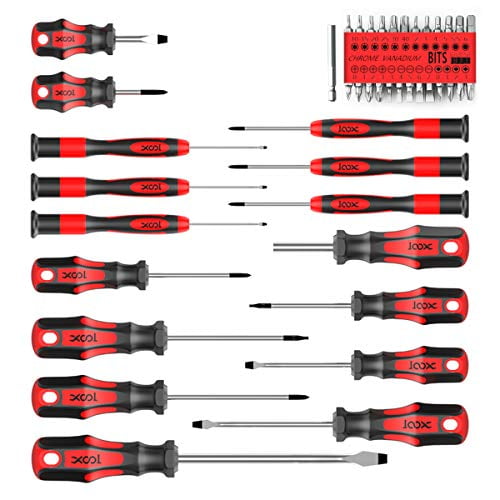 Screwdriver Set, Professional Screwdriver Set with Case, Torx Phillips ...