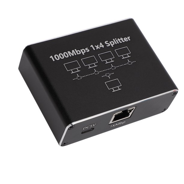 Ethernet Splitter, USB C 1 To 4 1000Mbps Internet Splitter for Cat 6 ...