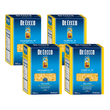 De Cecco Tubetti Pasta & Small Shells Pasta Variety Pack (2 of each ...