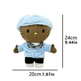 Watey Hello Kitty x Singer Plush, 9.44" Hello Kitty Stuffed Animals ...