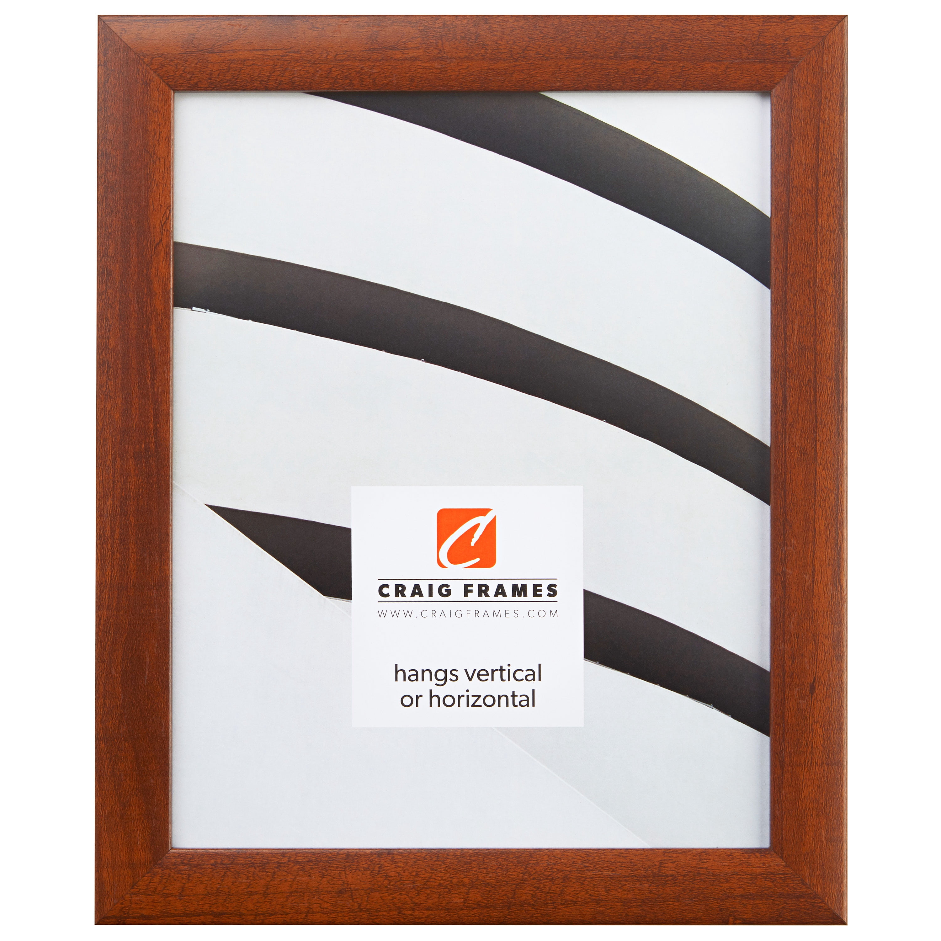Craig Frames Contemporary Honey Brown Picture Frame - Walmart.com