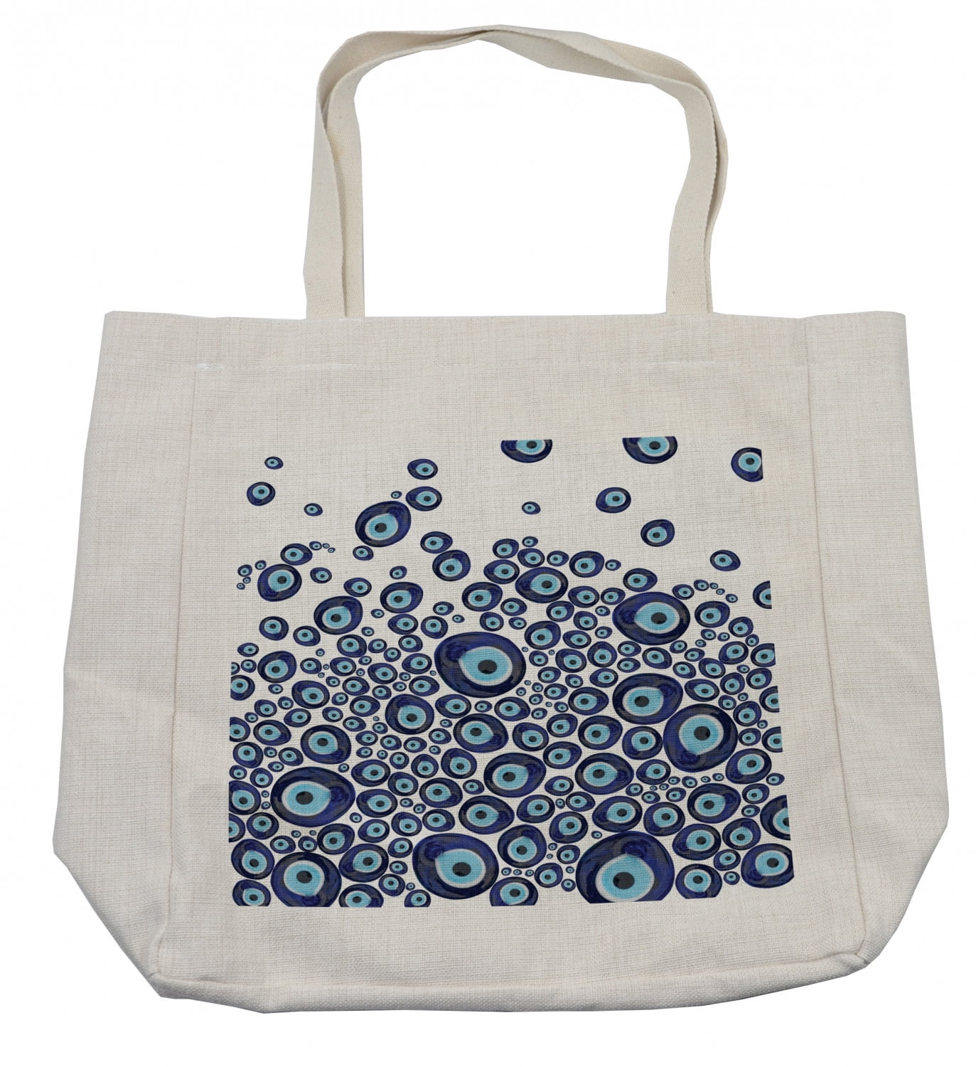 Evil Eye Shopping Bag, Traditional Cultural Luck Glass Look Beads ...