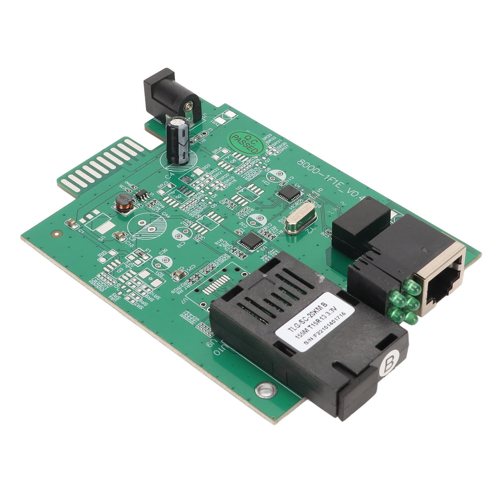 Transceptor Ethernet de fibra SC 100 Mbps Tx1550nm/Rx1310nm Fibra única ...