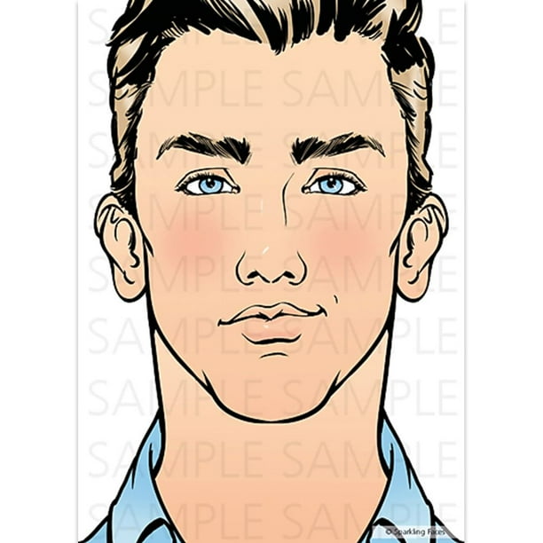 Sparkling Faces Practice Board - David, Face Painting Practice and ...