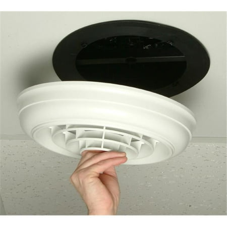 Havaco Quick Connect HT-CCGB-R1 White Round Capital Crown Ceiling ...