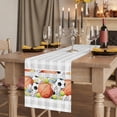 Ball Sports Burlap Cotton Table Runner 13x36 Inches Short, Football ...