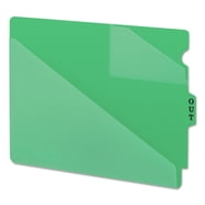 Pendaflex Poly End Tab Out Guides - Walmart.com