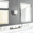 Bathroom Light Wall Sconces Lighting Set of Two Brushed Nickel Wall ...
