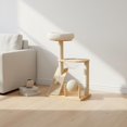 Lazsy Wood Feline Climber Home Wooden Construction Cat Climber Scratch ...