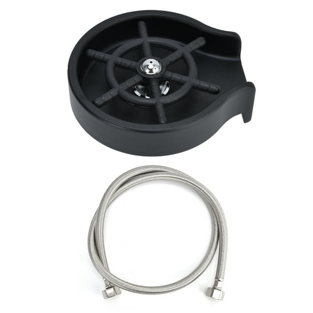 Bar Cup Washer, Stainless Steel Glass Rinser Automatically Spray Water ...