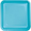 Square Paper Plates, 7 in, Light Blue, 16ct - Walmart.com