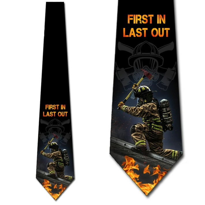 First In Last Out Necktie Mens Tie by Three Rooker - Walmart.com