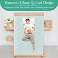 California Design Den Plush Full Size 3-Zone Quilted Cooling Mattress ...