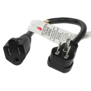 SF Cable NEMA 5-15P to C13 Standard Power Cord Right Angle, 6 feet - 18 ...