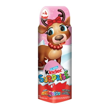 Kinder Surprise Pink Maxi Joy Milk Chocolate with Milky Lining and ...