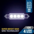 Pilot Automotive, IL-578W LED Dome Bulb, 1 Piece Kit - Walmart.com