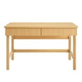 Better Homes & Gardens Lillian Fluted Desk, Natural Pine Finish ...