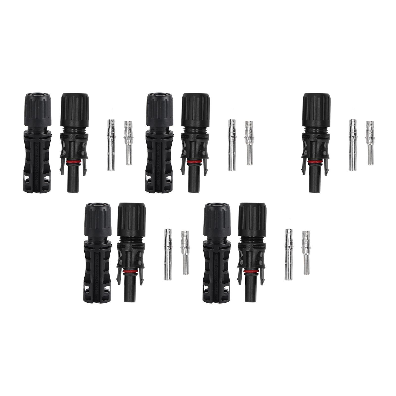 Conector solar macho hembra, 5 juegos de panel solar Conector de panel ...