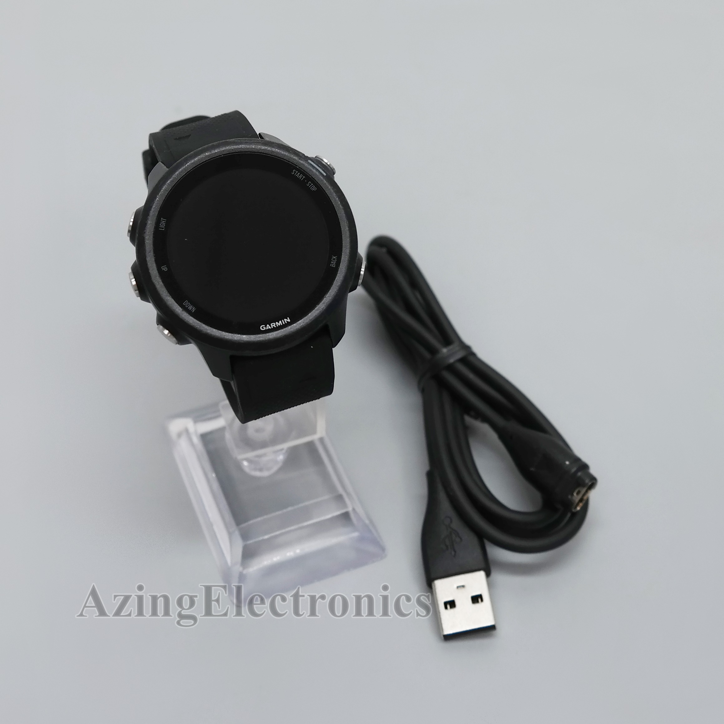 Used Garmin Forerunner 245 GPS Running Smartwatch w/ Black Band ...