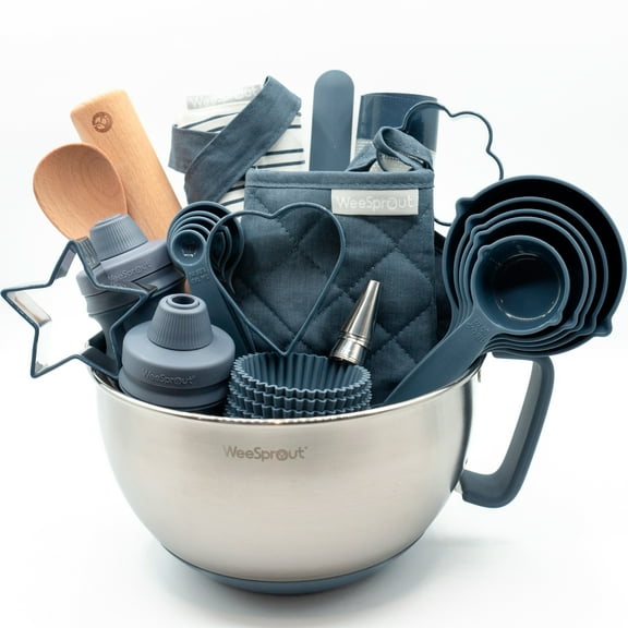 WeeSprout Little Chef Kids Baking Set – 38 Pieces - Walmart.com