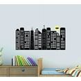 Best Priced Decals Gotham City Skyline Wall Decal - Walmart.com