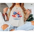 Coquette 4th of July Shirt, Sweet Land of Liberty Shirt, Patriotic Bow ...