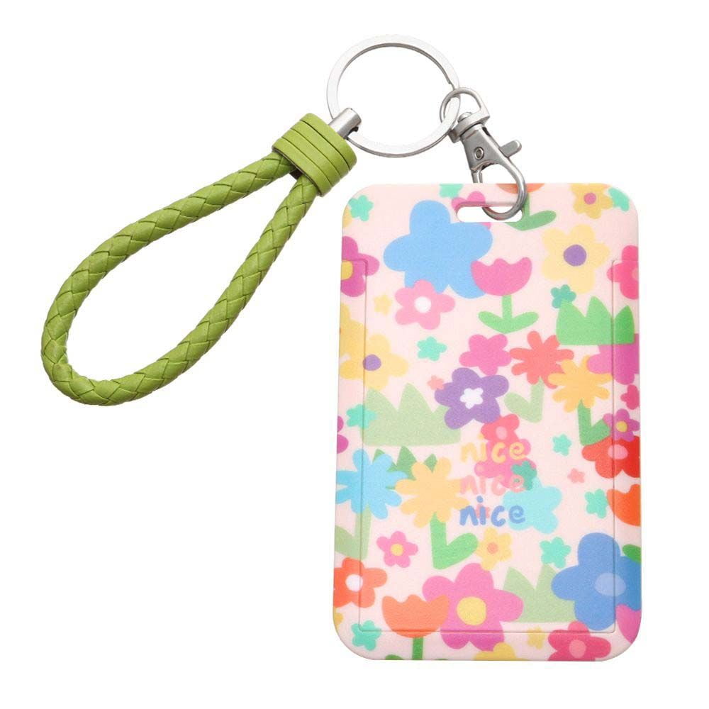 Fashion Cute Keychain Name Tags ID Card Cover Bank Credit Card Business ...
