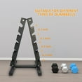 Yeshouse 5 Tiers Compact Dumbbell Rack, Dumbbell Rack Stand, 480LBS ...