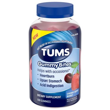 Tums Ultra 1000 Antacid/Calcium Chewable Tablets - Assorted Fruit, 72 ...