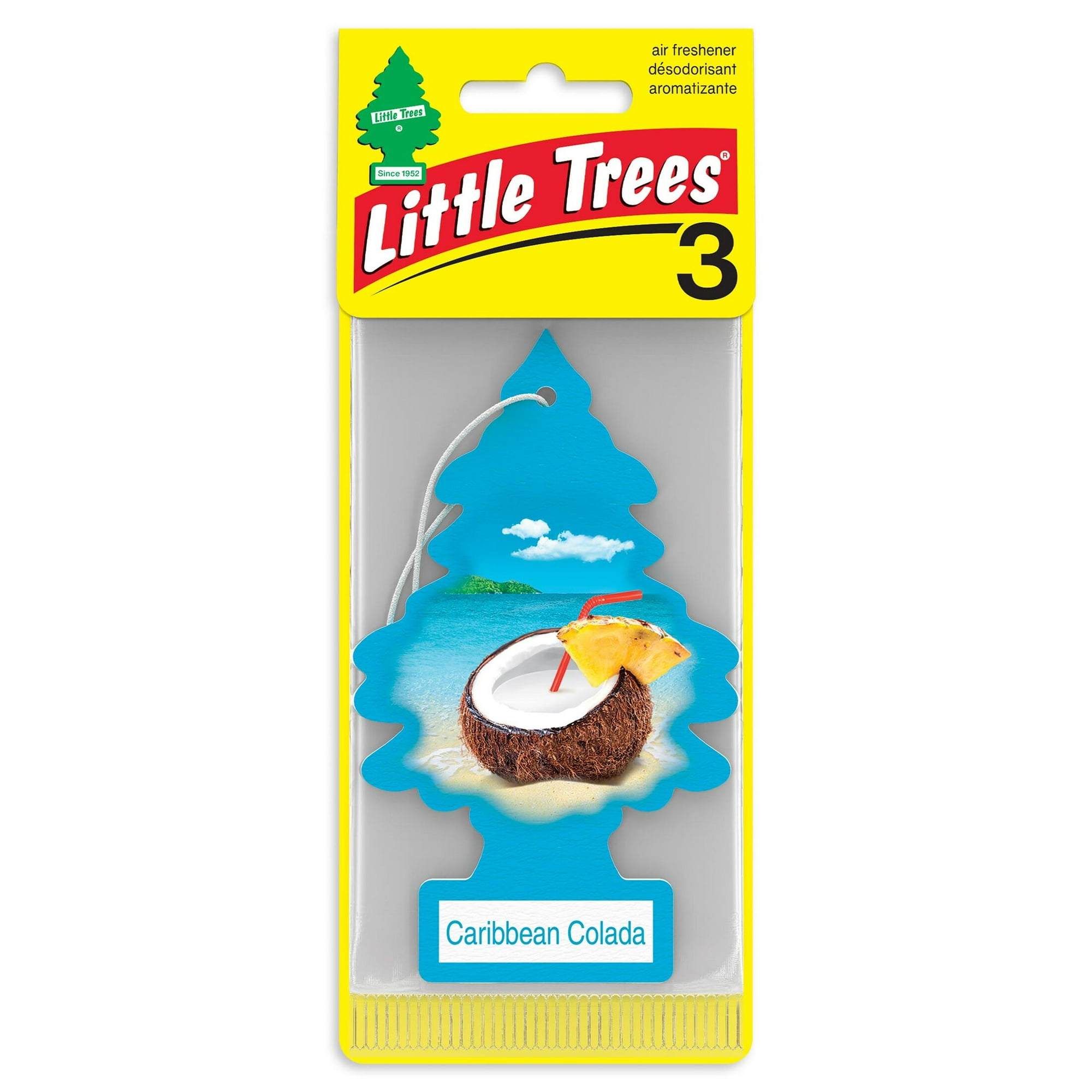 Click here for Little Trees Air Freshener Caribbean Colada 3-Pack... prices
