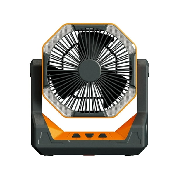Camping Fan with LED Lantern, Personal Desk Fan Telescopic Fan Portable ...