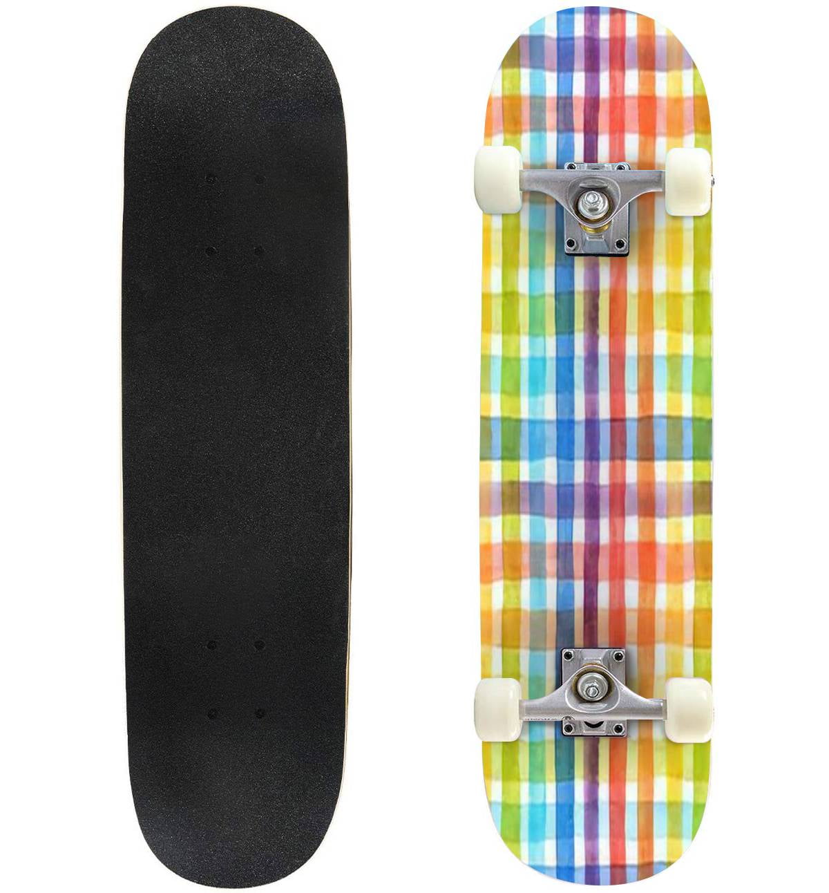 Watercolor multicolored pattern in a cage rainbow colors cute bright ...